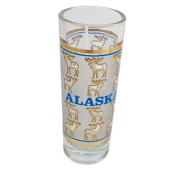 Vintage | Dining | Alaska Double Tall Shot Glass Shooter Souvenir ...